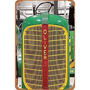 Ysirseu Oliver Tractor Iron Poster Painting Tin Sign Vintage Wall Decor for Cafe Bar Pub Home Beer Decoration Crafts
