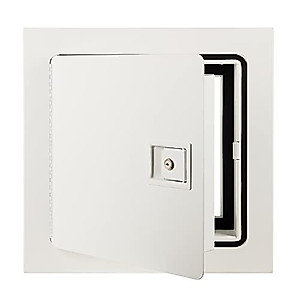 Linhdor OU 7050 Ultra Exterior Access Door Premium Grade Insulated Access Panel w/ Neoprene Gasket & Paddle Latch (12x12)