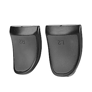 V BESTLIFE Trigger Extenders, Game Controller L2 R2 Controller Extenders Buttons Extension Trigger Soft Touch Extended Grips for PS4 (Black)