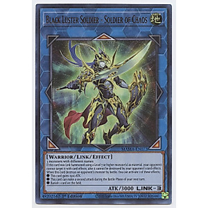 Black Luster Soldier - Soldier of Chaos - MAMA-EN073 - Ultra Rare - 1st Edition