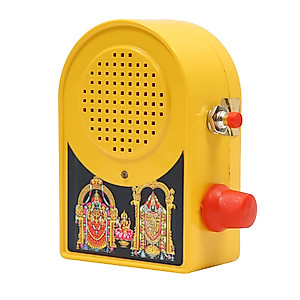 BISMAADH Electric Tamil Continuous Chanting Mantra Pooja Box 17 in 1 Spiritual Devotional Bell Just Plug & Play