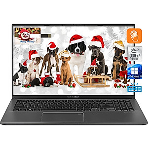 Newest ASUS Vivobook Laptop, 15.6" Full HD Touchscreen, Intel Core i7-1065G7 Processor, 32GB RAM,1TB PCIe NVMe SSD+1TB HDD, Backlit Keyboard, Wi-Fi, Webcam, HDMI, Windows 10 Home, 32GB ES USB