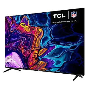 TCL 55" Class 5-Series 4K UHD QLED Dolby Vision & Atmos, VRR, AMD FreeSync, Smart Roku TV - 55S555 (2022 Model), Black