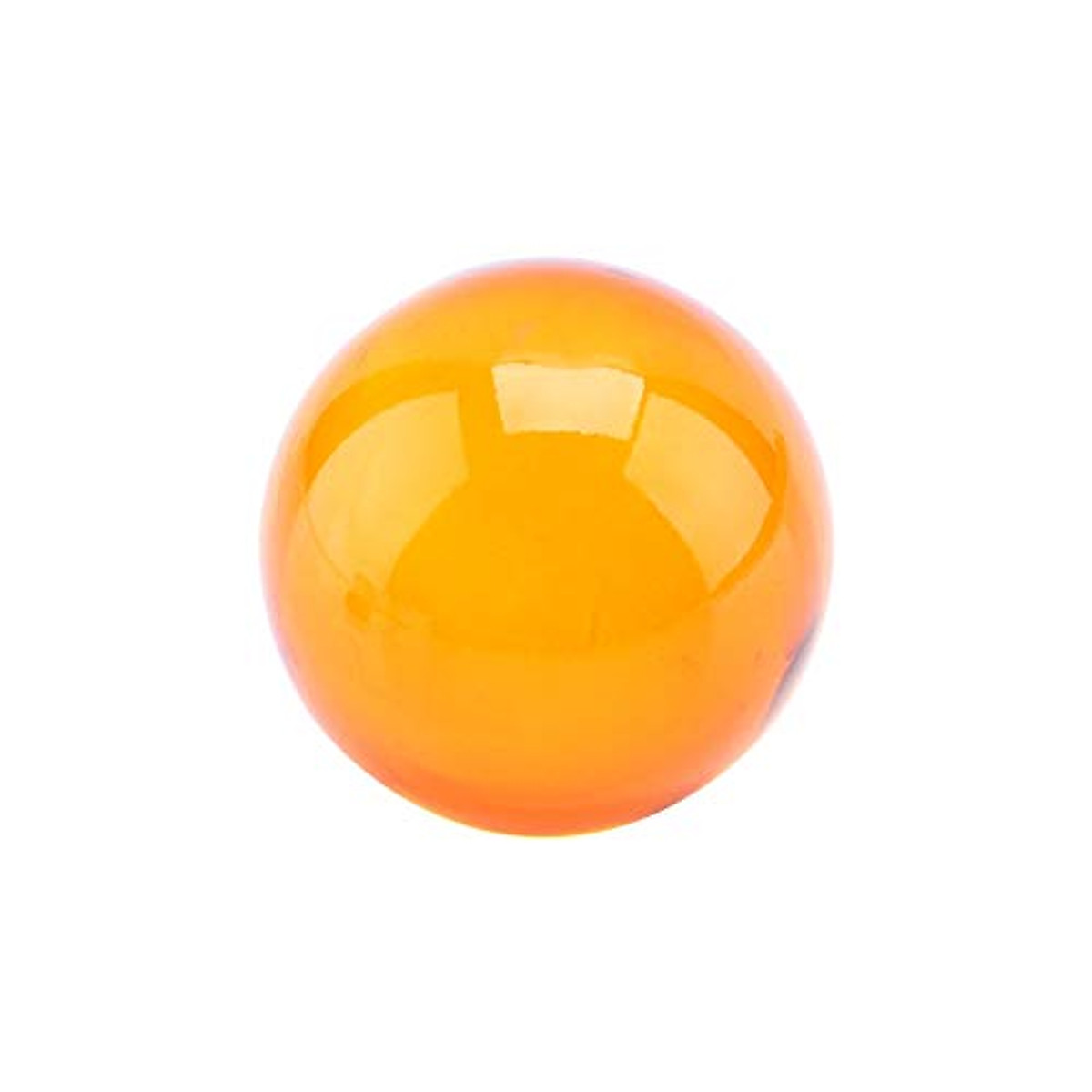 40 MM Citrine Crystal Sphere Ball, Feng Shui Crystal Natural Transparent Crystal Ball Citrine Quartz Crystal with Holder for Wealth