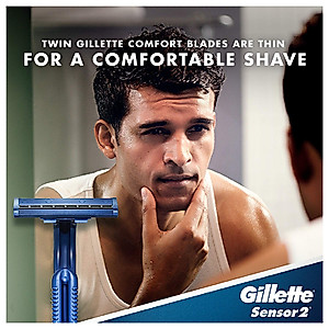 Gillette Sensor2 Disposable Razors 12 ea.(Pack of 2)
