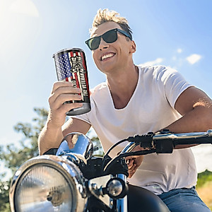 Pudmaple Veteran Gifts: Navy, Army, Air Force & Marine Corps Tumbler 20oz - Perfect for Military Retirement, Vietnam Veterans & Patriotic Hard Heads