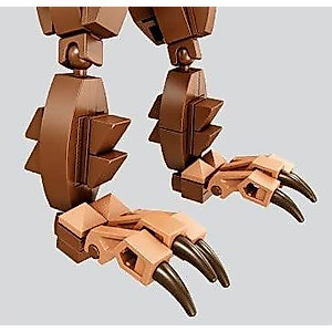 General Jim's Dinosaur Set Pterodactyl and Fossil with Display Stand 2 in 1 Posable Building Blocks Toy Bricks Set - for Teens and Adults