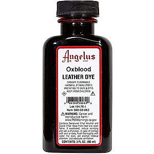 Angelus Leather Dye, 3 oz, Oxblood