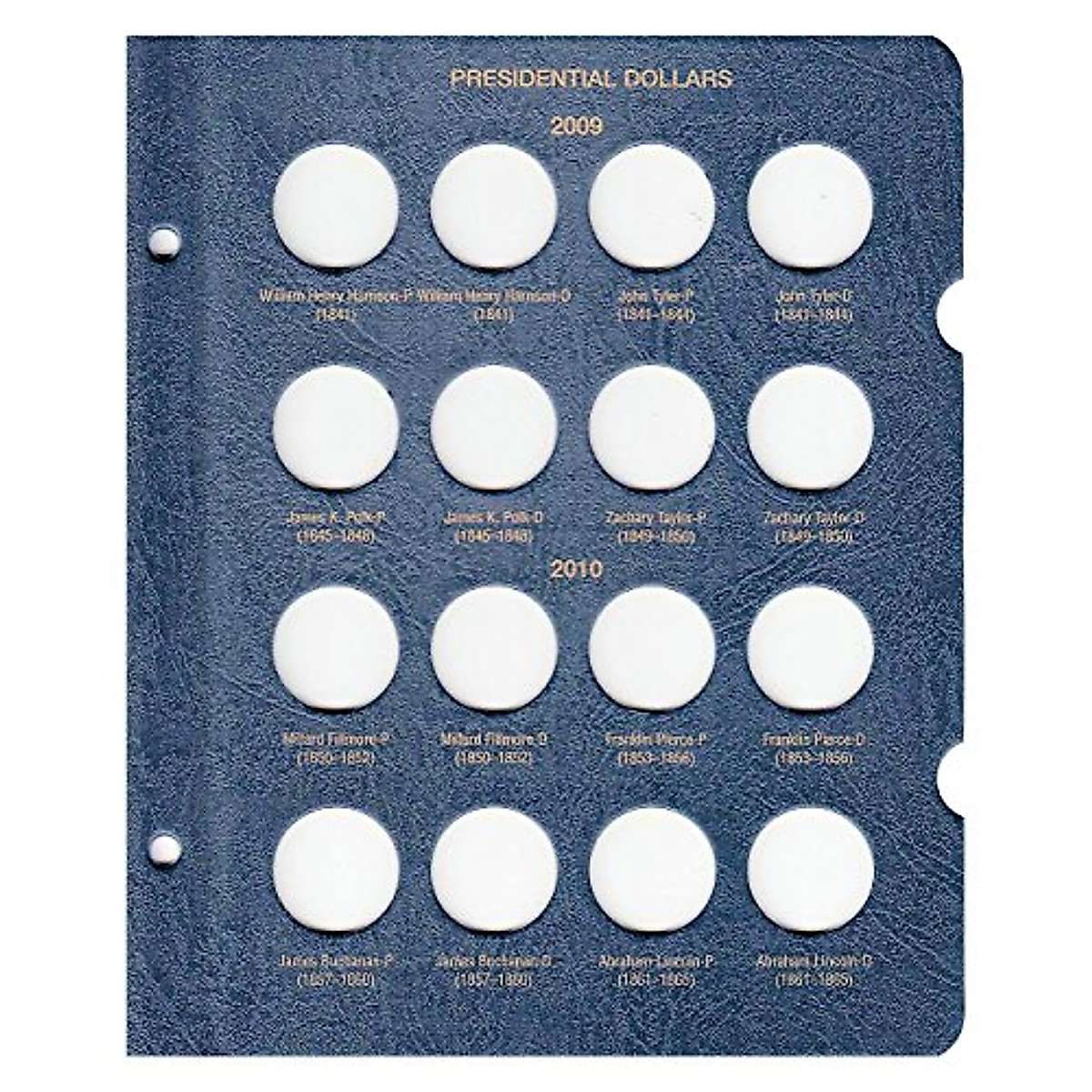 Whitman US Presidential Dollar Coin Album P & D Mints #2227