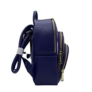 Loungefly Beauty and the beast Scene Triple Pocket Double Strap Shoulder Bag