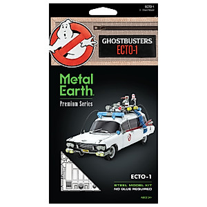Metal Earth Fascinations Premium Series Ecto-1 Ghostbusters 3D Metal Model Kit
