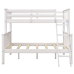 DHP Maxton Twin Over Full Bunk Bed, White