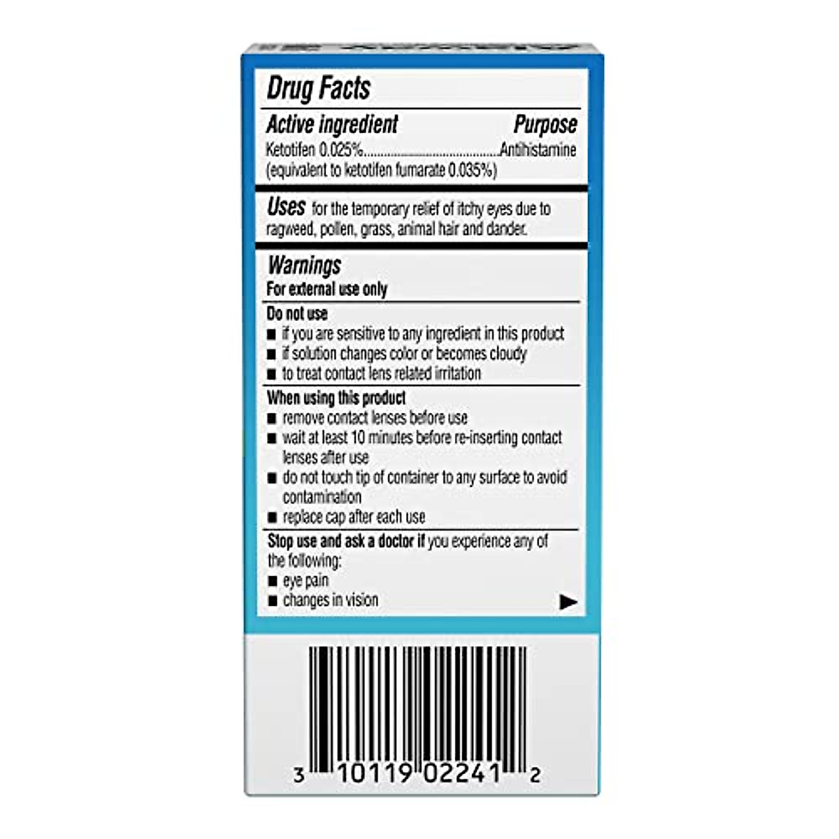 Allergy Eye Itch Relief Eye Drops by Alaway, Antihistamine, 10 mL