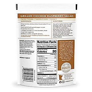 Salad Pizazz | Raspberry Cranberry Walnut Frisco | Salad Topper | Non-GMO, All-Natural, Kosher, 4 Ounce (Pack of 6)