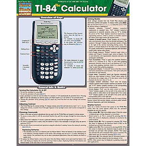 Ti 84 Plus Calculator (Quick Study Academic)