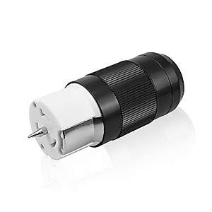 OCHIKI 50 Amp CS6364 Generator Connector, 50 Amp Generator Plug Female 125/250 Volt 12500 Watt Black