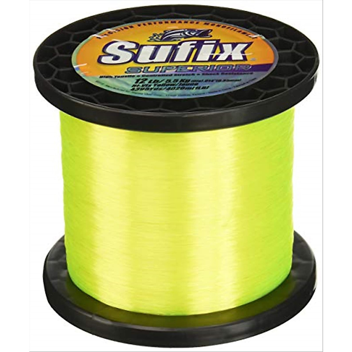 Sufix Superior 1/4-Pound Spool Size Fishing Line (Yellow, 8-Pound)