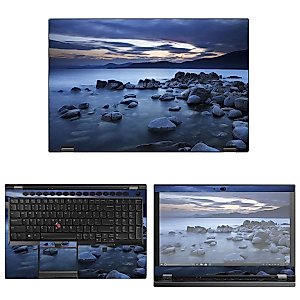 Decalrus - Protective Decal Seascape Skin Sticker for Lenovo ThinkPad P53 (15.6" Screen) case Cover wrap LEthnkpd15_P53-139