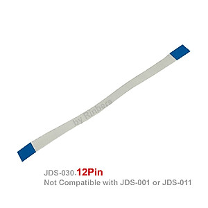 Rinbers® 12 Pin Connector Power Switch Ribbon Cable with Free Opening Tool Screwdriver for Sony Playstation 4 PS4 JDS-011 JDS-030 JDS-040 JDS-050 JDS-055 Controller
