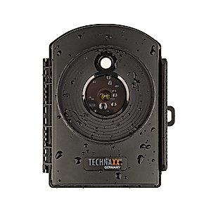 TECHNAXX Full HD Time Lapse Camera TX-164 - Ideal for Time Lapse Recordings of constructions Sites, House Building, Plant Growth (Garden, Orchard), Outdoor Shots, Security Monitoring, etc., Black