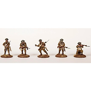 The Great War - British Infantry 1916-18 (30 Figures) Multi-Part Hard Plastic 28MM Figures