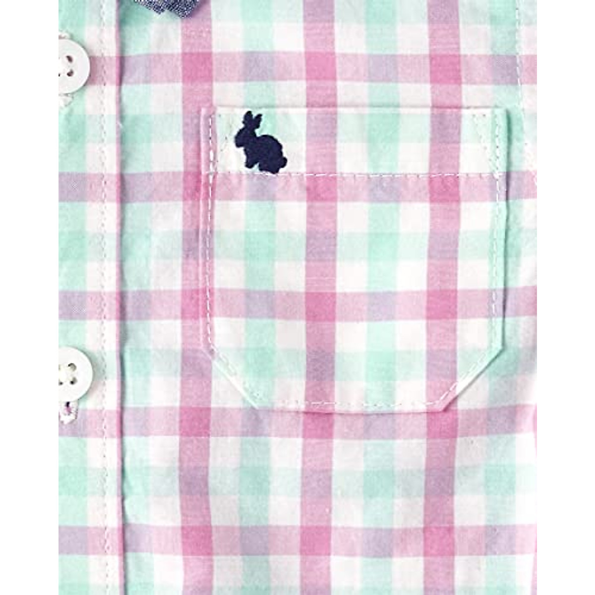 Gymboree,Long Sleeve Bodysuit and Chino Shorts Set,Tea Plaid/White,9-12 Months