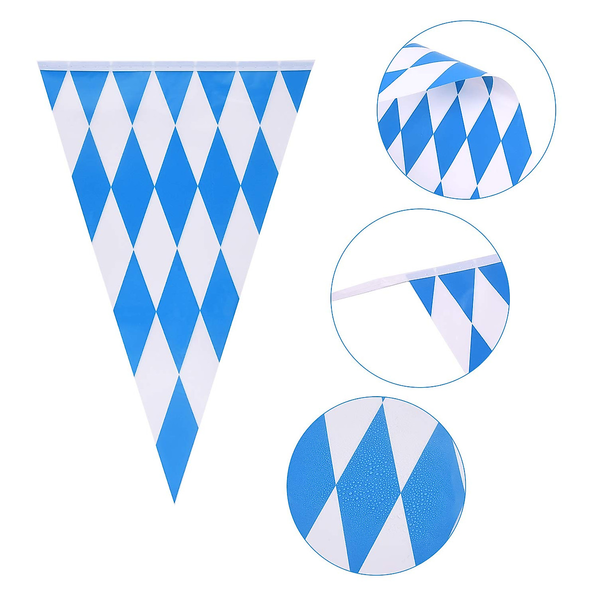 FEPITO 98 Feet Oktoberfest Bavarian Pennant Banner Flag, Oktoberfest Decorations Octoberfest Party Supplies