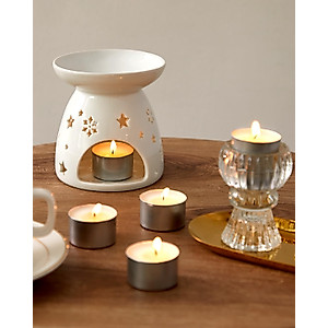 Tea Candles 100 Pack - 8 Hour Burn Time,Unscented Tea Lights Candles for Shabbat, Weddings, Christmas, Home Decor