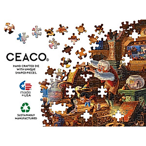 Ceaco - Thomas Kinkade - Disney - Geppetto's Pinocchio - 750 Piece Jigsaw Puzzle