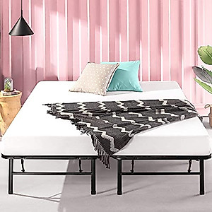 ZINUS SmartBase Tool-Free Assembly Mattress Foundation / 14 Inch Metal Platform Bed Frame / No Box Spring Needed / Sturdy Steel Frame / Underbed Storage, King