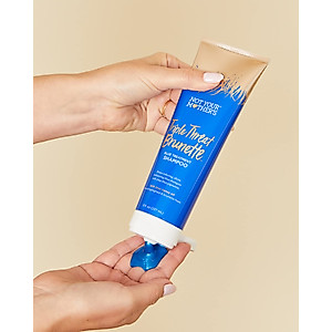 Not Your Mother's Triple Threat Brunette Shampoo and Conditioner (2-Pack) - 8 fl oz - Blue Shampoo and Conditioner for Brunettes - Reduces Brass, Enhances Hair Shine, Moisturizes Hair