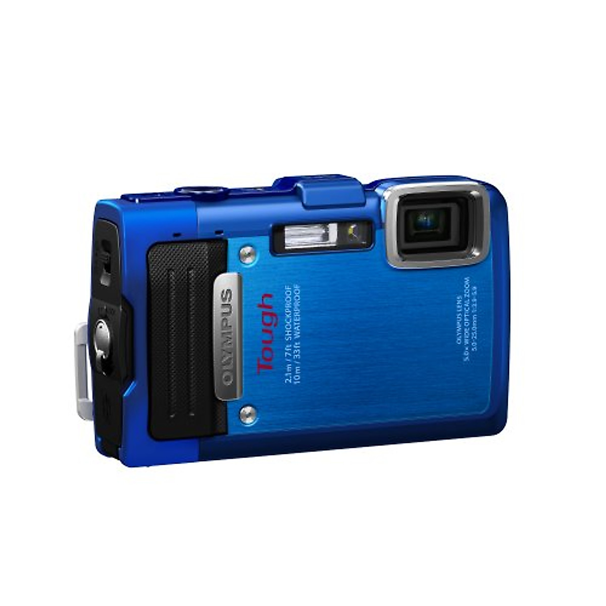 Olympus Stylus TG-830 iHS Digital Camera with 5x Optical Zoom and 3-Inch LCD (Blue) (Old Model)