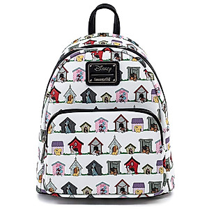 Loungefly Disney Dog Houses Faux Leather Womens Double Strap Shoulder Bag Purse