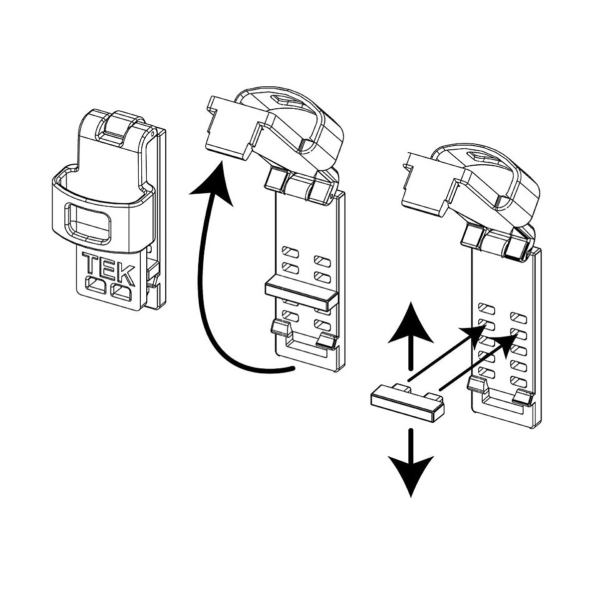 Tactical Radio Klip | Law Enforcement and First Responder Tools | Universal Design fits Motorola, Kenwood, Midland Radios and More