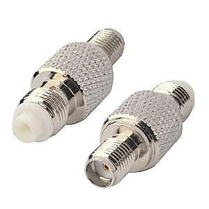 Boobrie SMA Coaxial Connector FME Female to SMA Female Coax Adapter WiFi Antenna Adapter for Antennas Wireless LAN Devices Coaxial Cable WiFi Radios External Antenna Cell Booster Pack of 2
