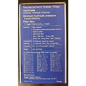 Enagic F8 High Grade Water Filter for Leveluk K-8 Oxidizing Machine KANGEN8