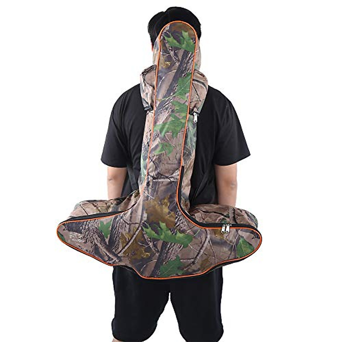 Case, Adjustable T Shape Bag with 2 Sides Storage Bag Double Zipper Design Recurve Bow Case for Outdoor Archery Competitions 35in x 27.2in x 6.3in