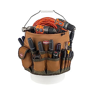 Bucket Boss The Bucketeer Bucket Tool Organizer in Brown, 10030