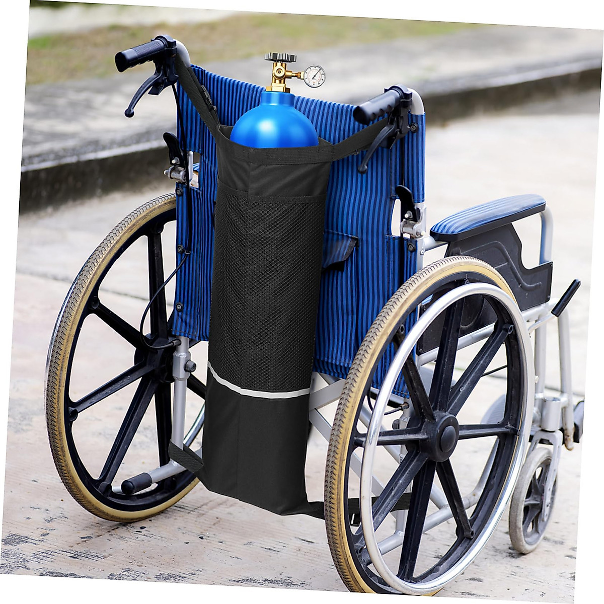 NOLITOY 3pcs shoulder bag medical oxygen backpack hanging bag buckle bag carrying bag oxygen tank oxygen cylinder holder sleeve medical wallet trolley bag wheelchair oxygen tank bag