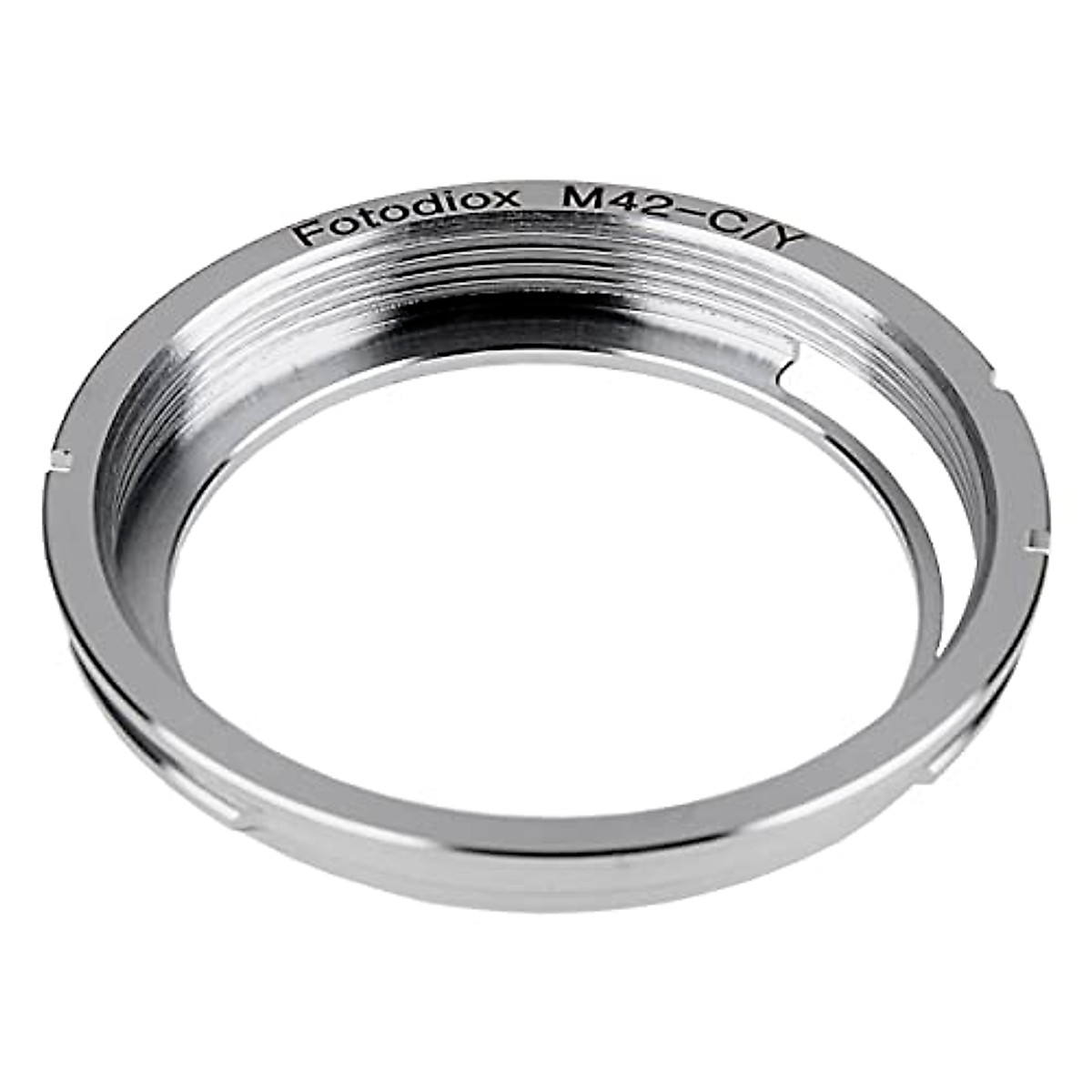 Fotodiox Lens Mount Adapter, M42 (42mm x1 Thread Screw) Lens to Contax Yashica c/y Mount Camera for Contax 167MT, RTS II, III, Yashica FX-3 2000