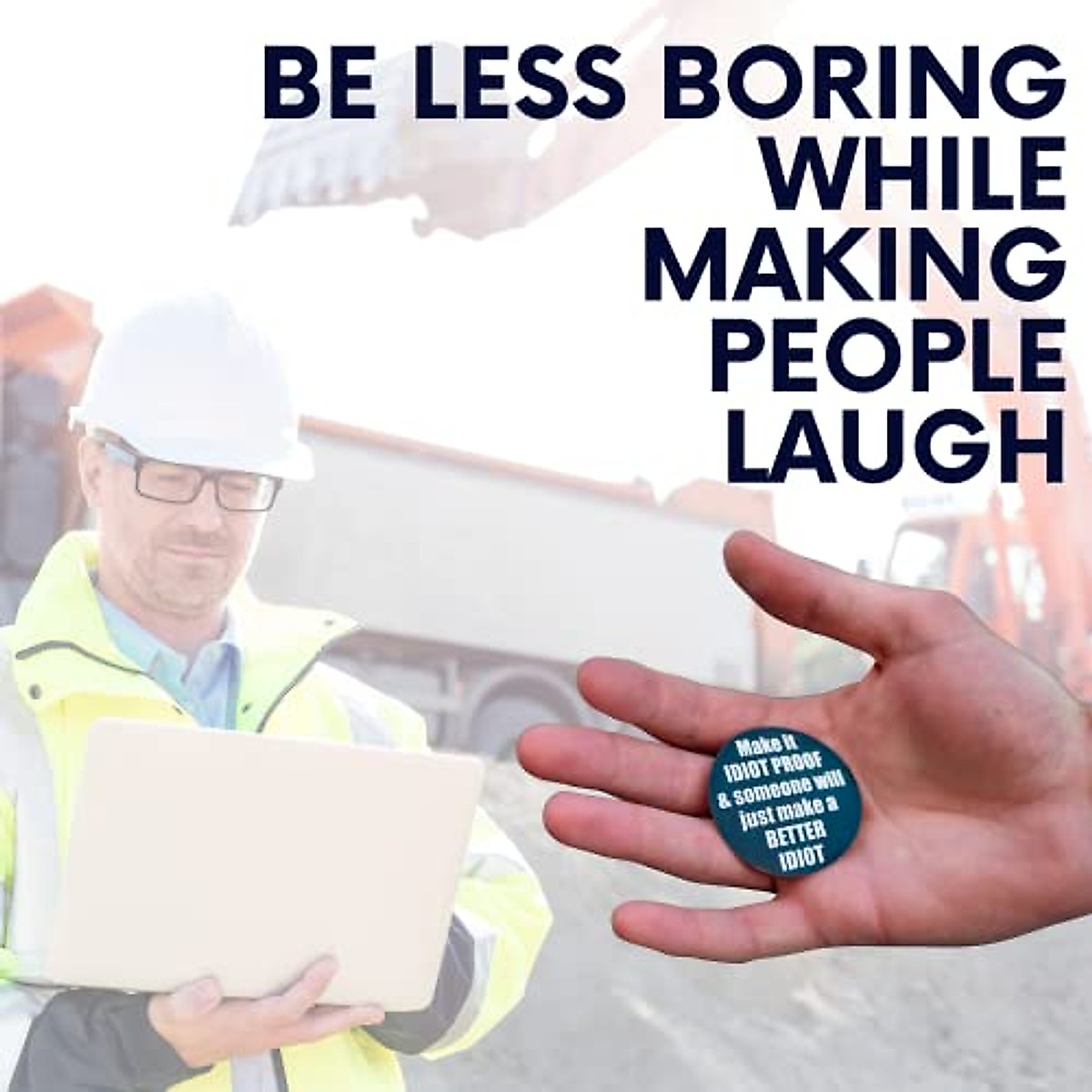 10-Pack of Funny Hard Hat Stickers. These Vinyl Decals are Awesome, Funny, Badass, and Cool. Best for Adult Men and Women. All are a Must Have Hardhat Accessory for Construction Workers, Union, etc.