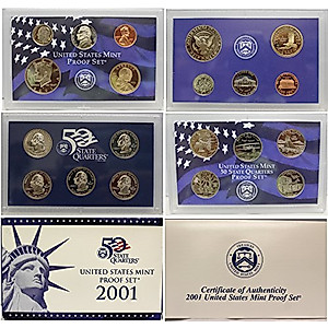 2001 S US Mint Proof Set