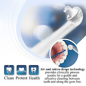 HX8032 AirFloss Replacement Nozzles Compatible with Philips Sonicare AirFloss Ultra HX8331/HX8332/HX8340/HX8341/HX8381/HX8401,Generic SonicCare AirFloss Replacement Heads(3 Count)