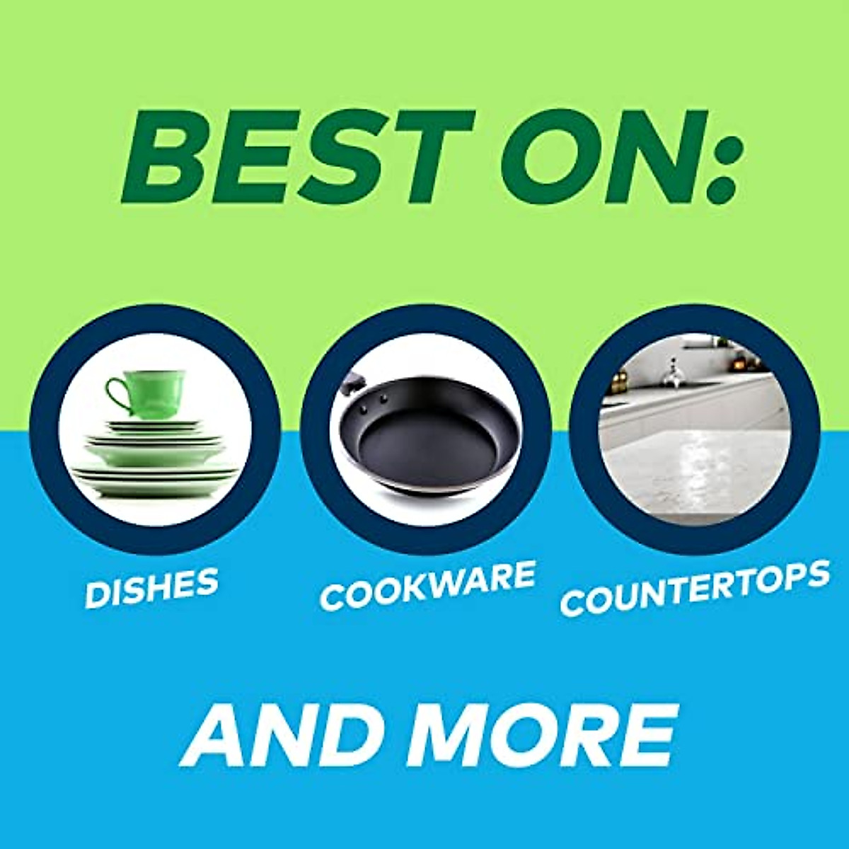 Scotch-Brite Scrub Dots Advanced Non-Scratch Scrubbers, 6 Scrub Sponges