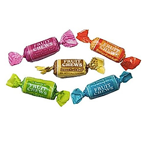 Tootsie Roll Fruit Chews 5-Flavor Individually Wrapped Bulk Multicolored Taffy Candy (5 Pound)