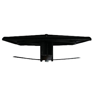 4" Square Light Pole Top Cap- Black Plastic by Deltech Manufacturing