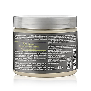 Design Essentials Natural Almond & Avocado Curl Defining Creme Gel For All Curl Types - 16 Oz