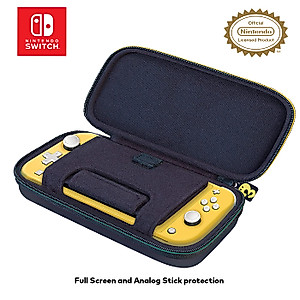 Game Traveler Mario Nintendo Switch Lite Case - Switch Lite Carrying Case for Switch Lite & Travel Case, Adjustable Viewing Stand, Bonus Game Case & Deluxe Carry Handle, Licensed Nintendo Game case