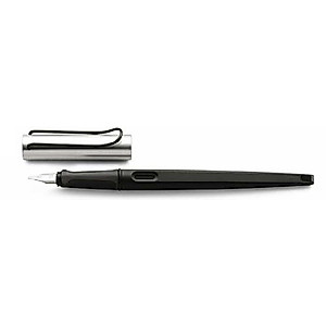Lamy 1.1mm Nib Joy AL Fountain Pen, Black/Silver (L11-1.1)
