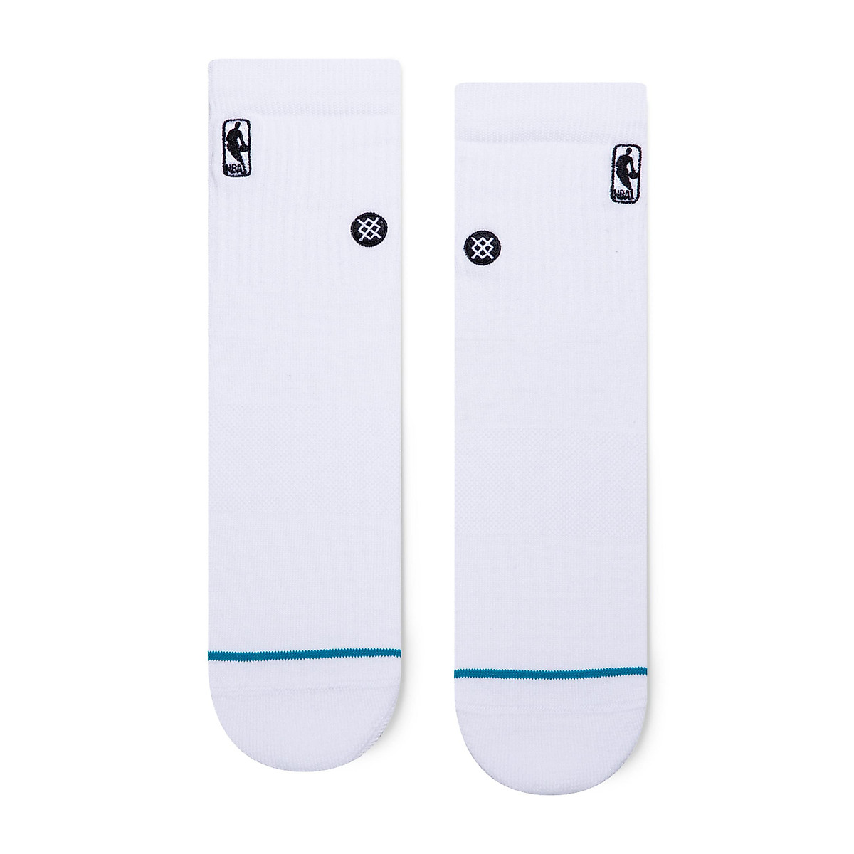 Stance mens Quarter Logoman St Qtr Socks, White, Small-Medium US